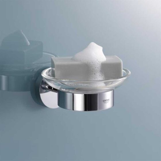 Grohe Essentials Soap Dish With Holder - Priotoma Bangla